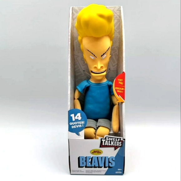 Jakks | Toys | Nib Beavis Talking Shelf Sitter Plush Toy Doll Must See ...